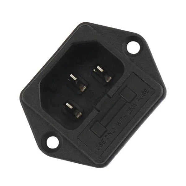 CPU SOCKET WITH FUSE AND SWITCH (HOLES) - Agarwal Electronics
