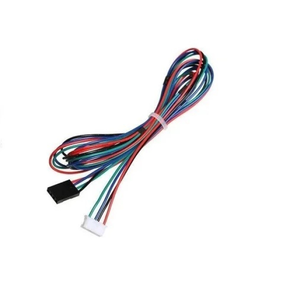 3D Printer Stepper Motor Leads 4 Cable 4P-6P 1m（black+white terminal ...
