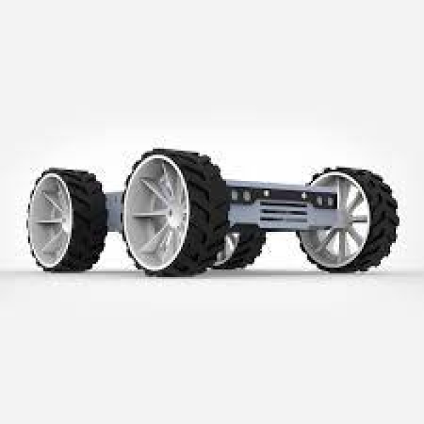 ROVER 4WD JOHNSON SERIES 2 GRAY DIY ROBOTIC METAL CHASSIS KIT - Agarwal ...
